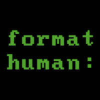 human format: